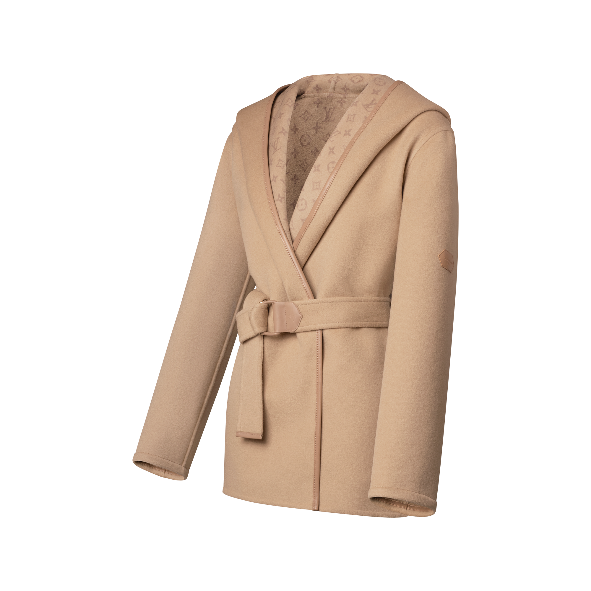 Caban croisé court à ceinture - Prêt-à-porter de luxe | Femme 1AHUQ8 | LOUIS VUITTON